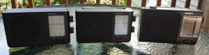 Three Sony AM/FM Radios – ICF-506 – ICF-19 – ICF-801 | radiojayallen