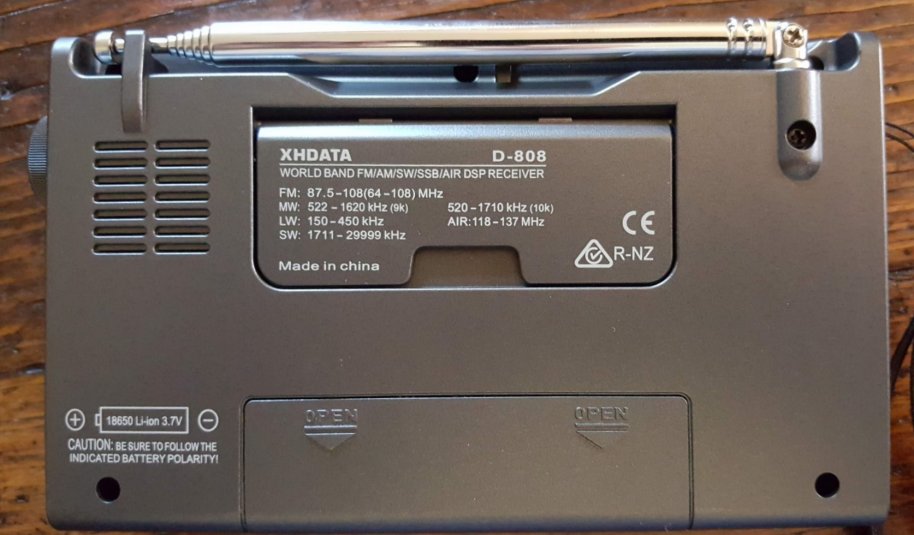 XHDATA D-808/Sihuadon D-808 AM/FM/SW/SSB/Airband Portable Radio ...