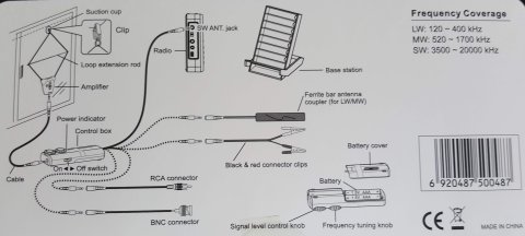 TECSUN AN-48x AM/LW/SW Active Loop Antenna | radiojayallen