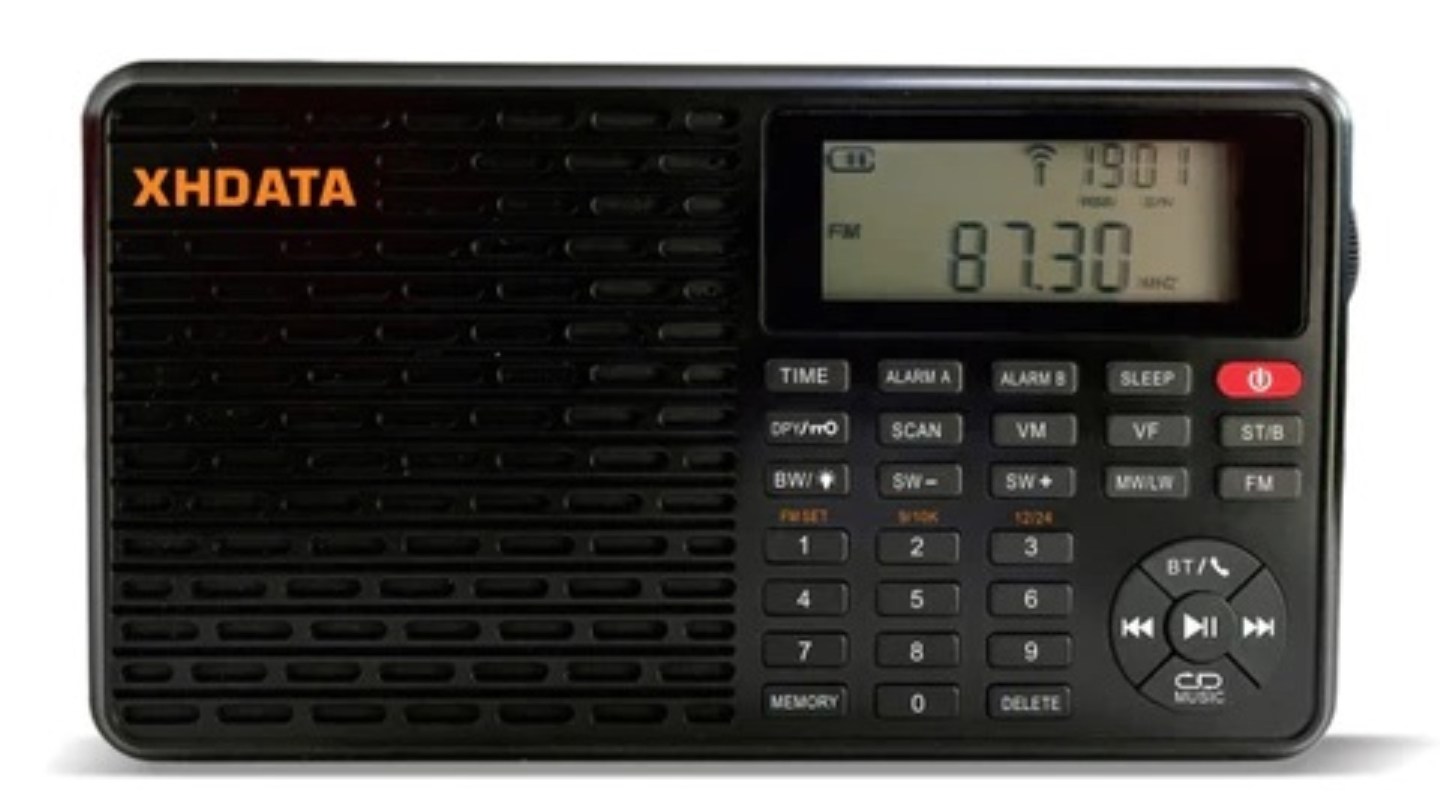 XHDATA D-109 Multiband Radio W/Bluetooth & TF Card Reader | radiojayallen