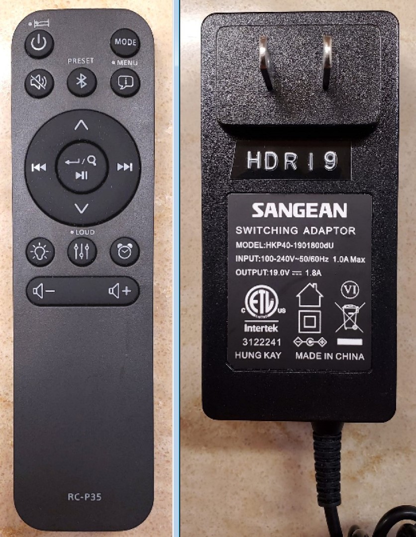 Sangean HDR-19 AM/FM/HD/Bluetooth Radio | radiojayallen