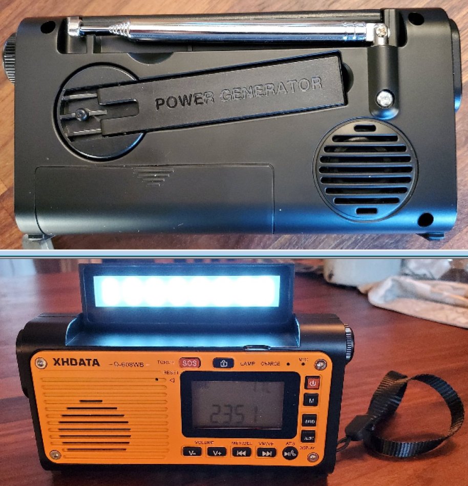 XHDATA D-608 Emergency Radio | radiojayallen