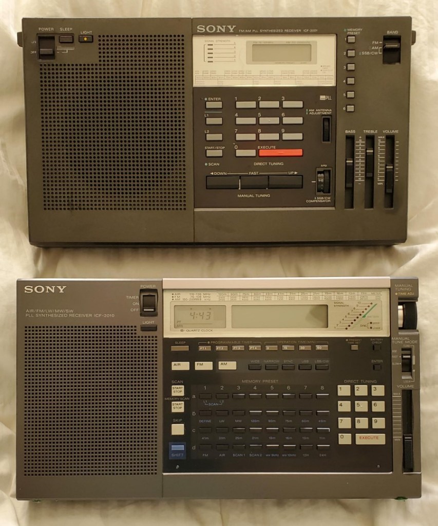 Sony ICF-2001 AM/FM/SW Portable – A Most Unusual Radio | radiojayallen