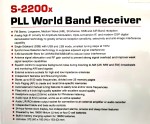 Tecsun S-2200X World Band Radio | radiojayallen