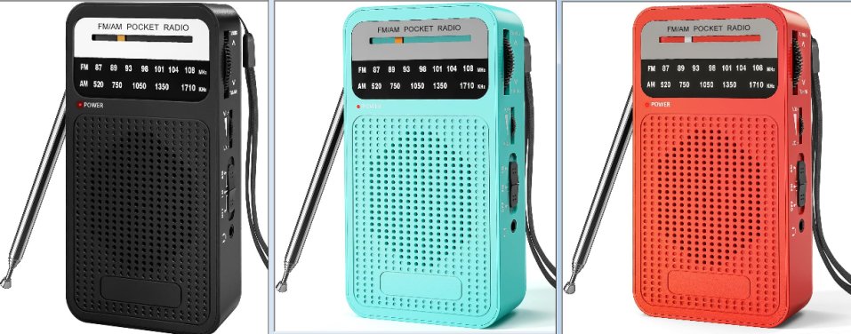 Pocket Portable Radios | radiojayallen