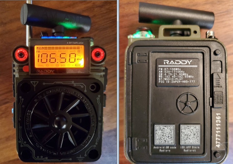 Raddy RF750 Plus | radiojayallen